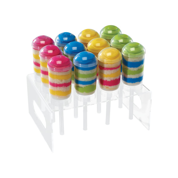 12 Count Clear Acrylic Decopop Push Pop Stand | DecoPac
