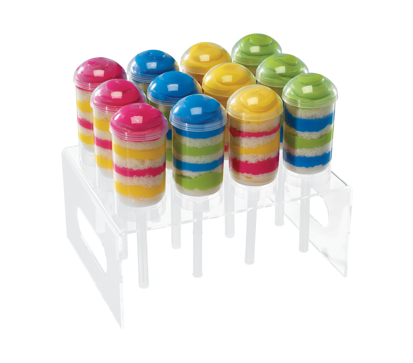 12 Count Clear Acrylic Decopop Push Pop Stand | DecoPac