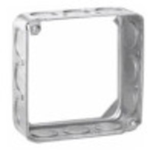 Crouse Hinds (Eaton) TP424 4 In. Square Box Extension Ring, Steel, 1-1/ ...