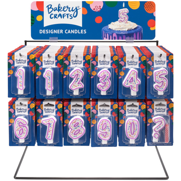 17 W Counter Display Candle Rack | DecoPac