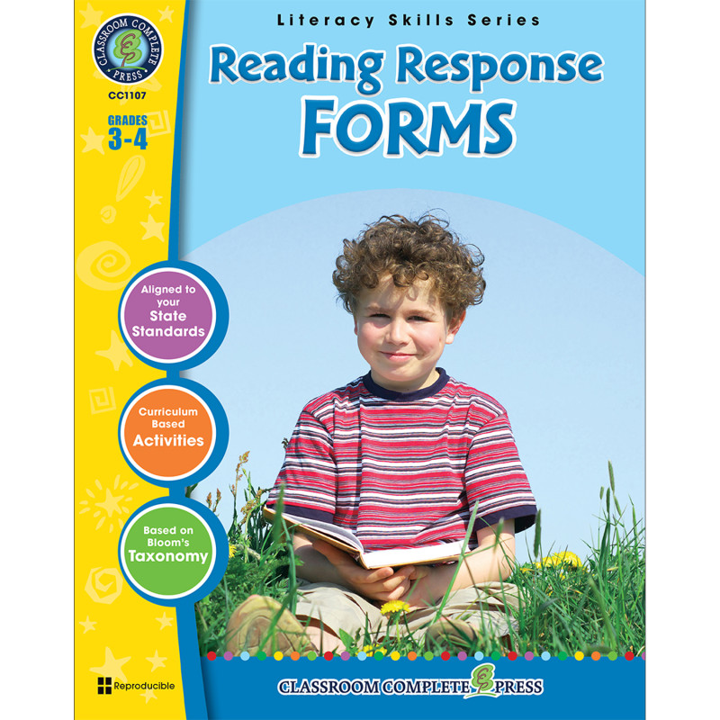 Classroom Complete Press Reading Response Forms Gr. 3-4 - Zuma