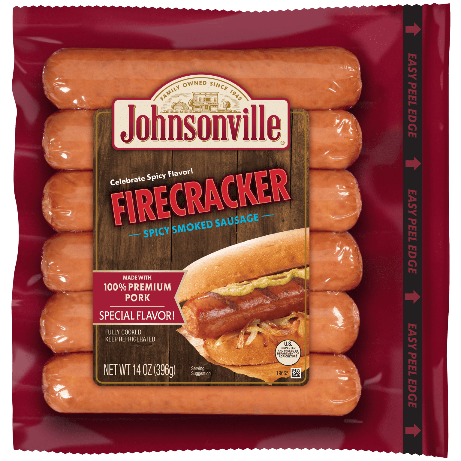 Firecracker Fully Cooked Sausage | Johnsonville