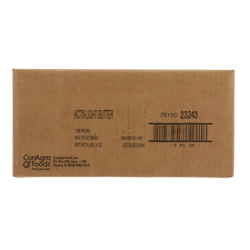 ACT II Light Butter Popcorn - 4 Boxes, 18 Packs | Conagra Foodservice