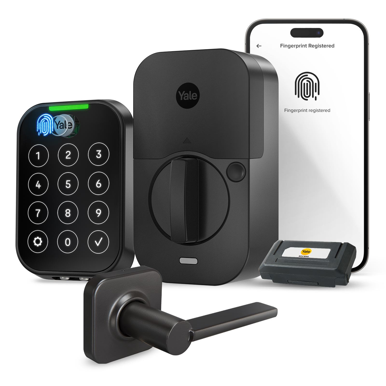 Yale Assure Lock 2 Touch with Wi-Fi and Valdosta Lever- Key-Free - Yale ...