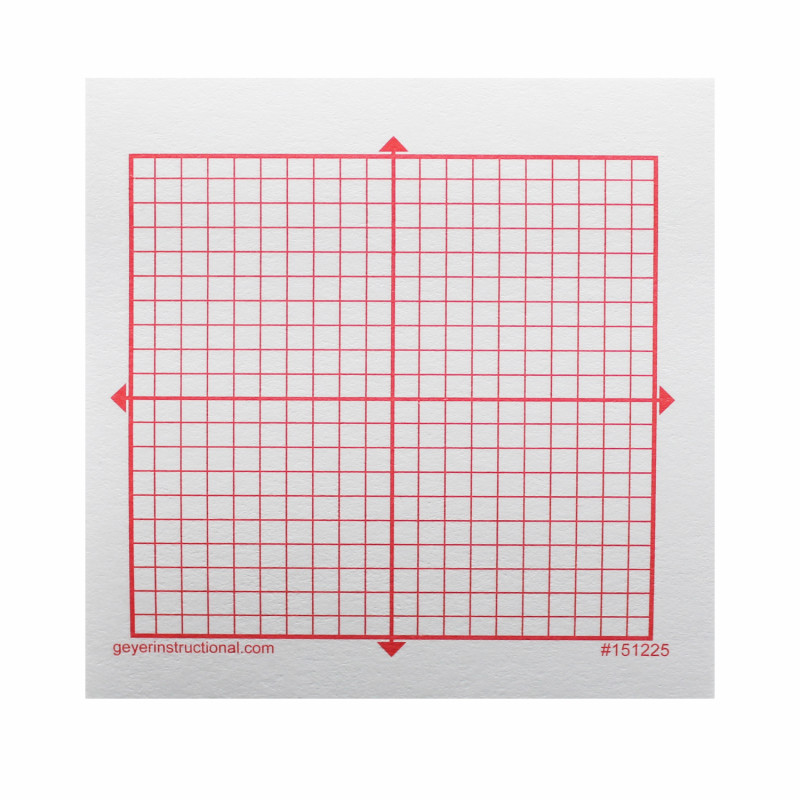Geyer Instructional Products Graphing 3M Post-it® Notes, XY Axis, 20 x ...