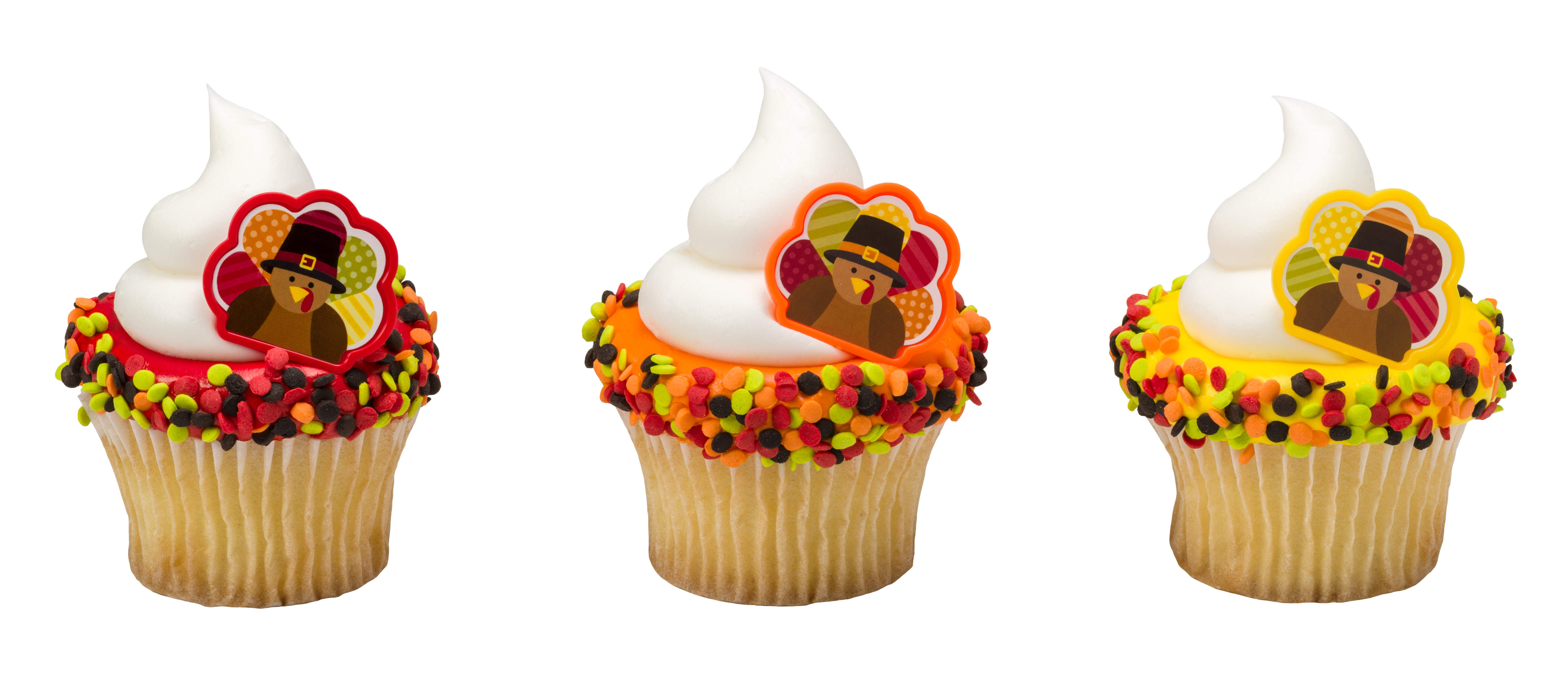 Happy Turkey Cupcake Rings | DecoPac