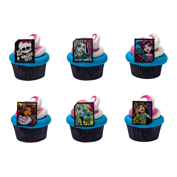 Monster High Ghoulfriends Cupcake Rings | DecoPac