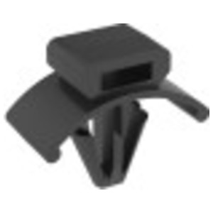 Panduit PWMS-H25-M0 PWMS-H25-M0 Cable Tie Mount, Black, UV PA 6.6, Push ...