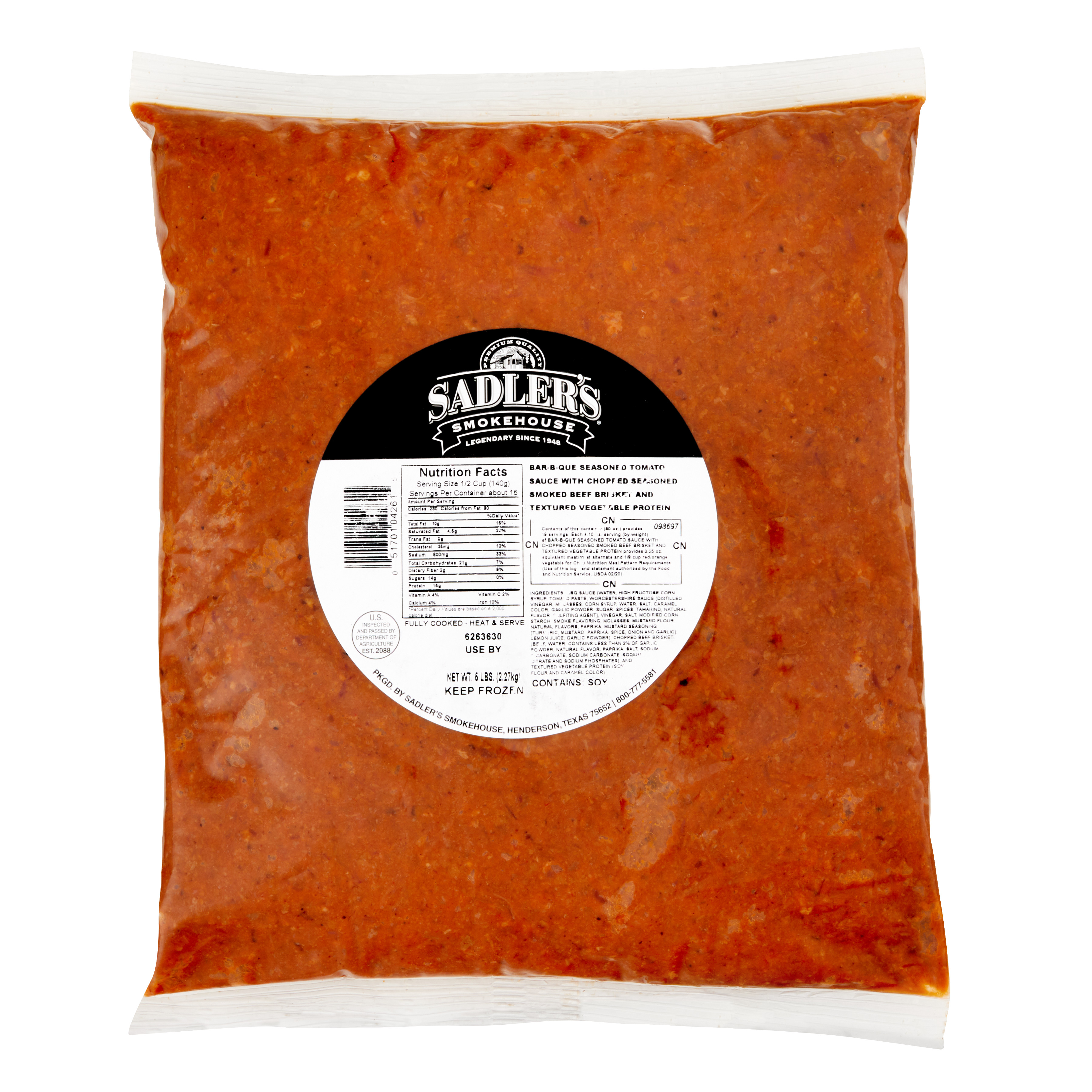 Hormel Smart Label - (CN) HW BBQ SAU W/CHP BEEF