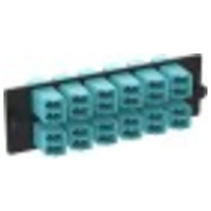 Panduit FAP12WAQDLCZ Opticom® Fiber Adapter Panel, OM4, 12 LC Duplex ...