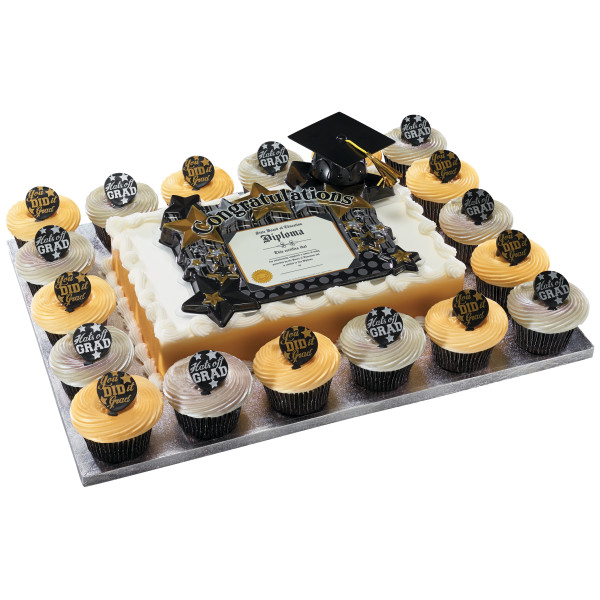 Grad Balloon Cupcake Rings | DecoPac