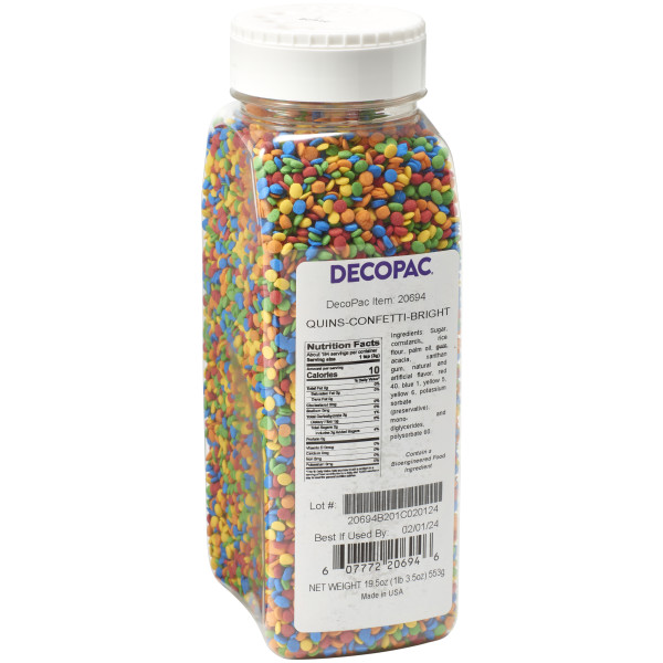 Bright Confetti Quins Mix | DecoPac