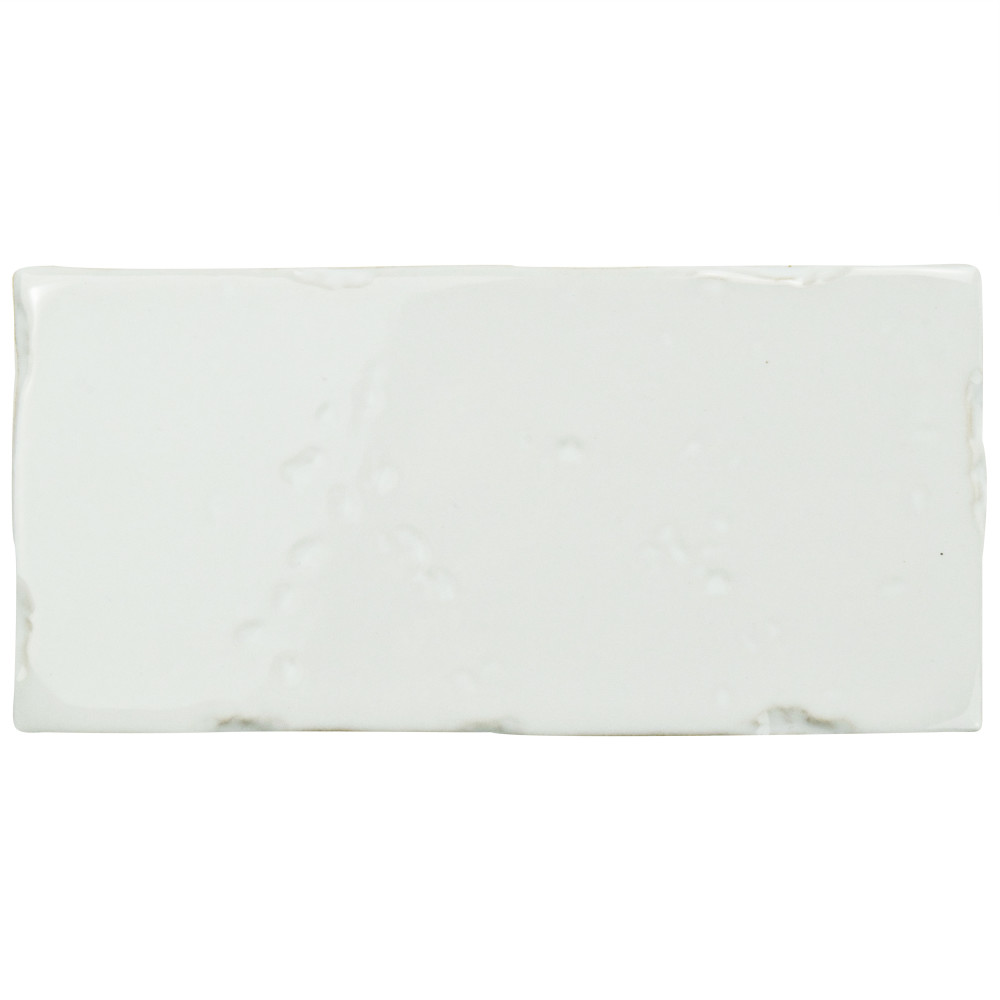 Novecento Subway Blanco Viejo 2-1/2 in. x 5-1/8 in. Ceramic Wall Tile ...
