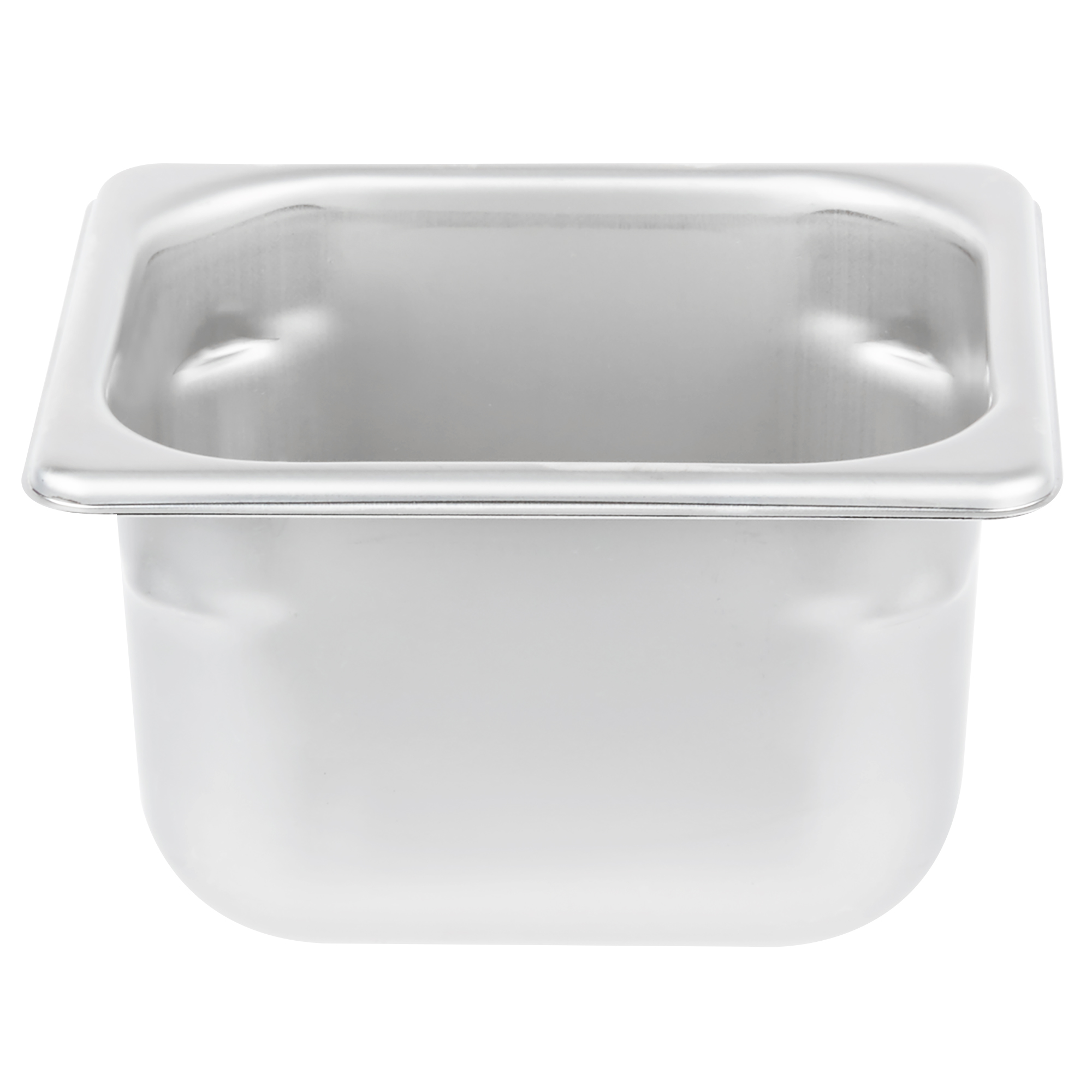Sixth-size 4-inch-deep Super Pan® heavy-duty stainless steel steam ...