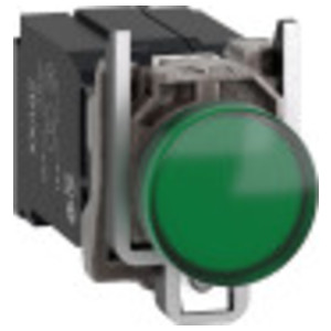 Square D (Schneider Electric) XB4BV5B3 Green Complete Pilot Light 22 ...