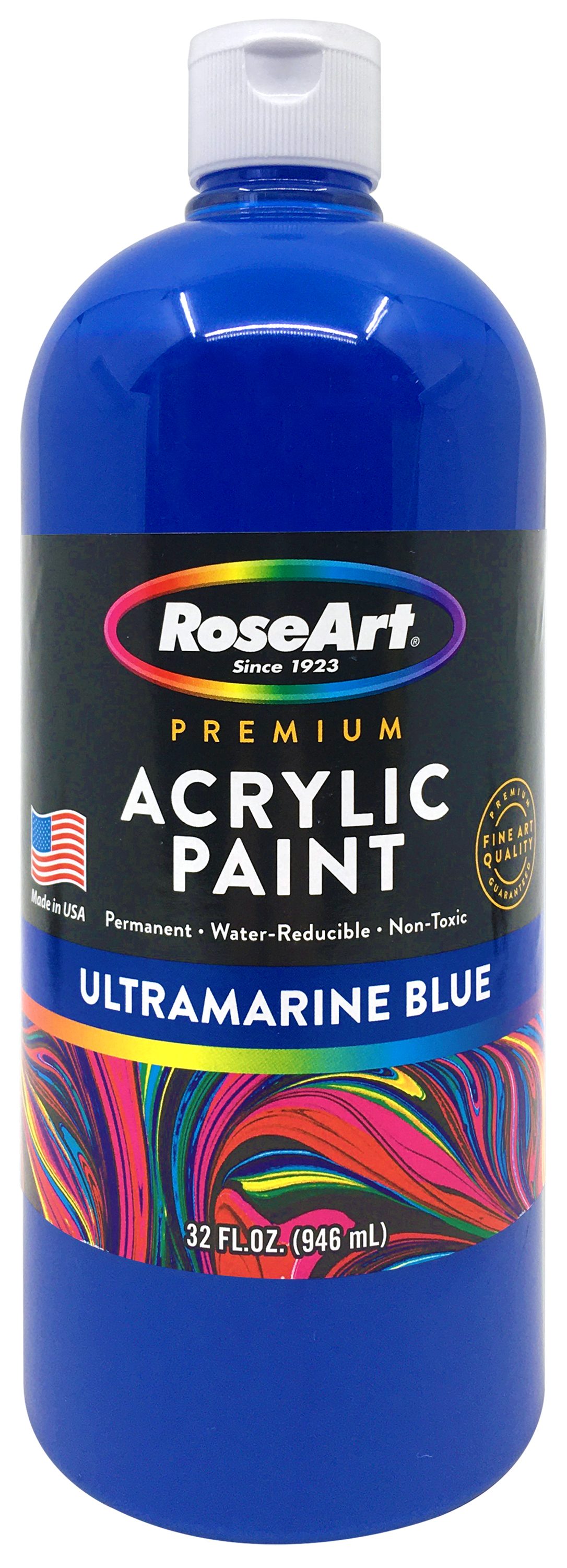Cra-Z-Art Rose Art Acrylic Paint Ultramarine Blue 32 oz