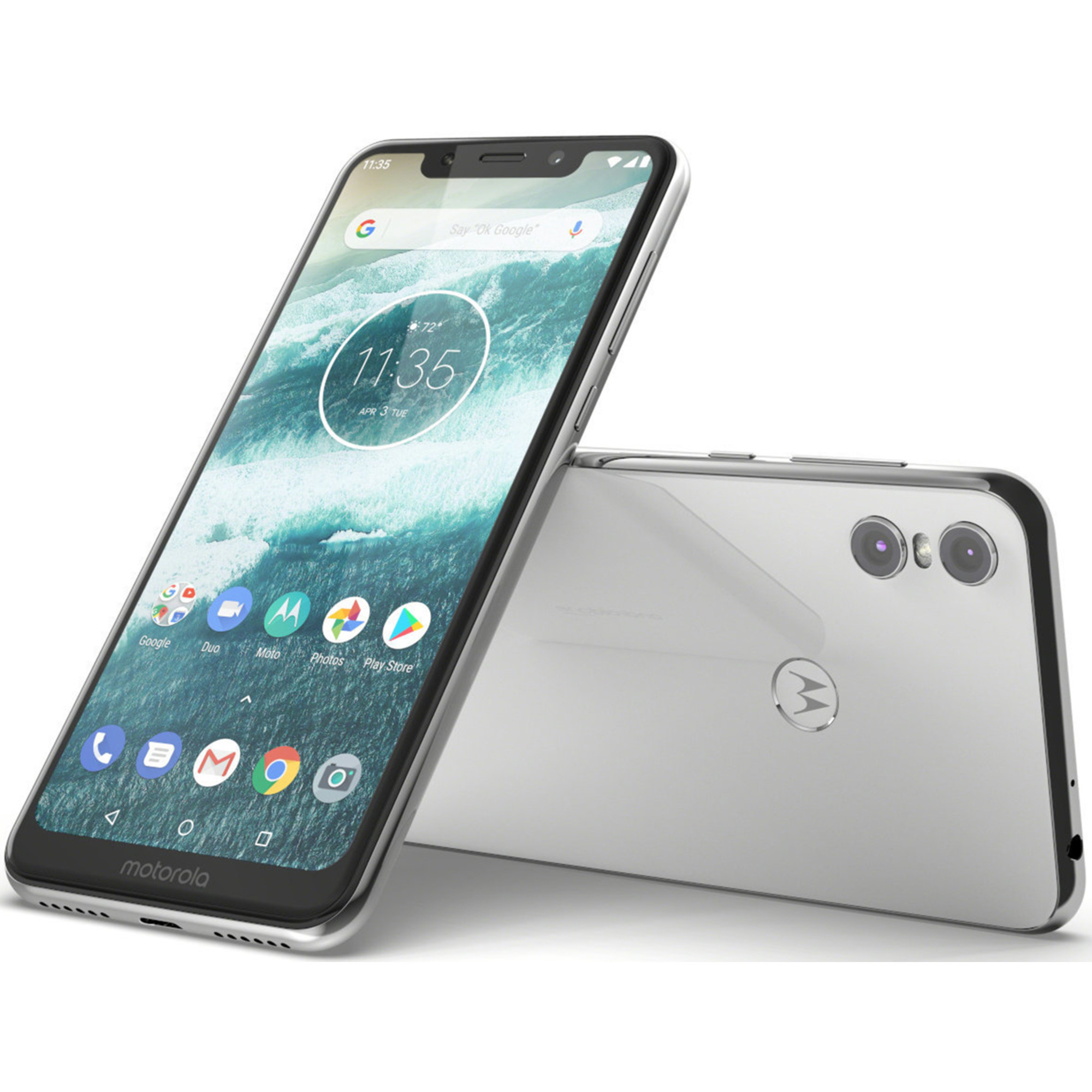 Motorola One XT1941-3 64B Unlocked GSM Dual-SIM Phone Dual 13+2 MP ...