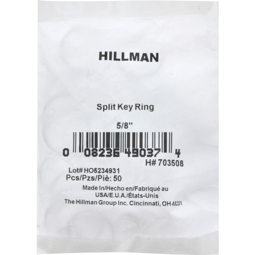 Hillman Open Stock Split Ring (5/8") - Refill