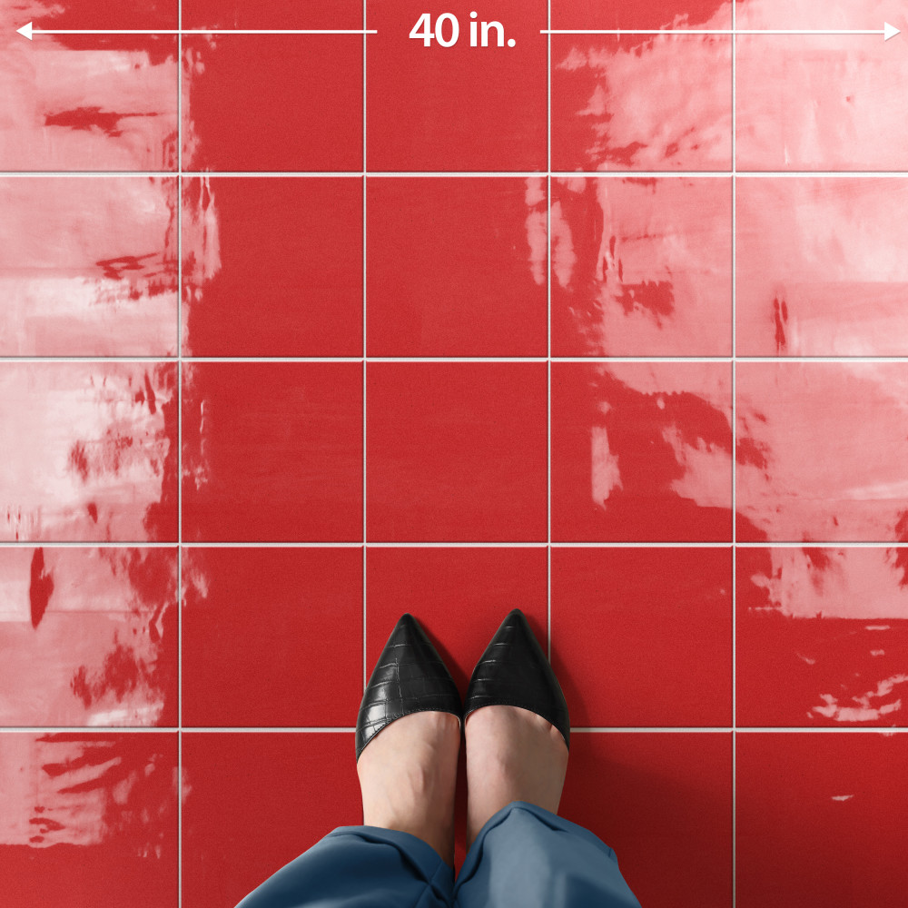 Sample – Monocolor Premium Rojo Volcan Ceramic Floor and Wall Tile ...