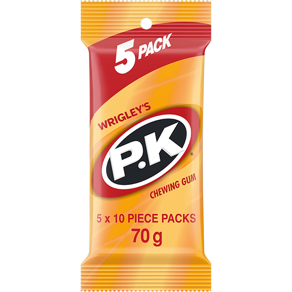 Made in Australia - PK Original Chewing Gum Multipack 5 x 10 Pieces 70g ...