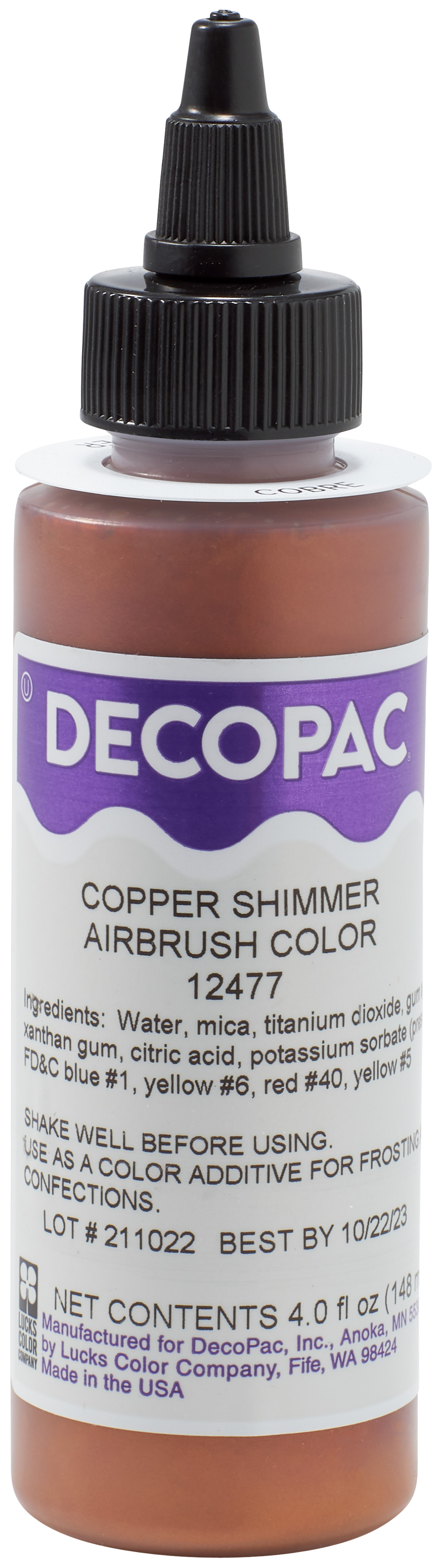 Copper Shimmer Premium Airbrush Color | DecoPac