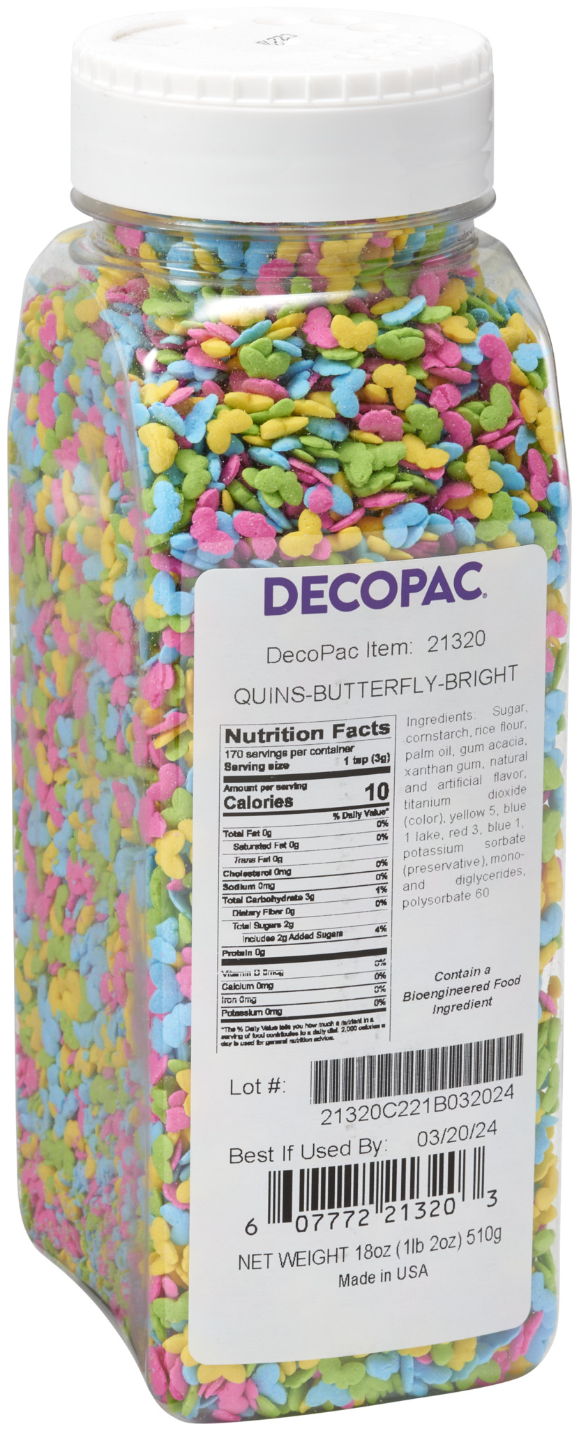 Butterfly Bright Quins Mix | DecoPac