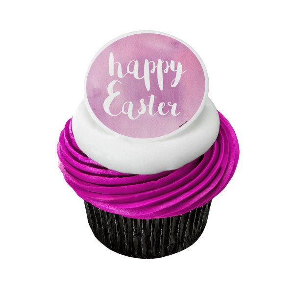 Watercolor Happy Easter Photocake Image | DecoPac