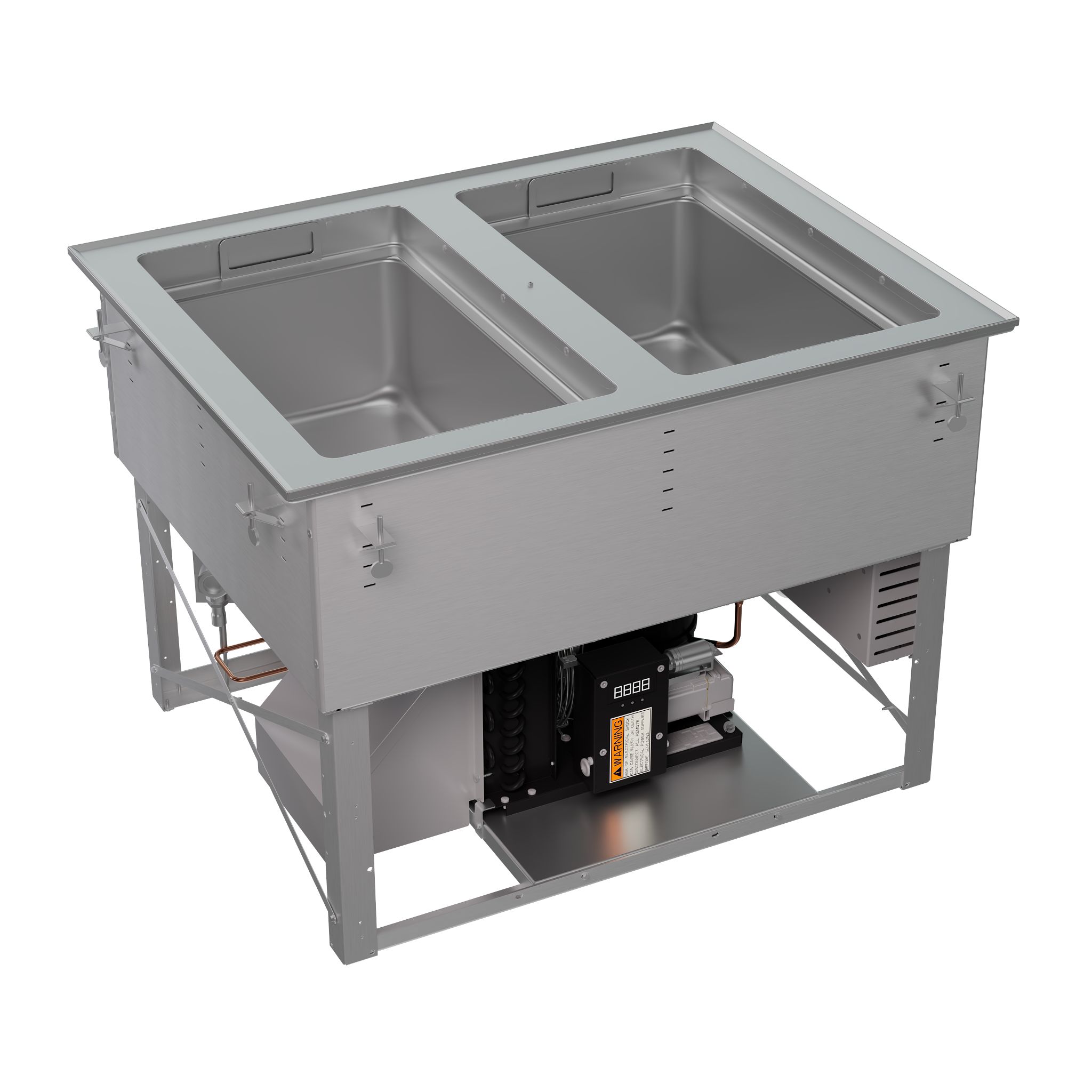 Two-well 120-volt Hot, Cold, Frozen drop-in unit - Vollrath Foodservice