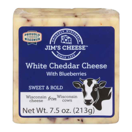 Jim's Cheese White Cheddar Blueberry