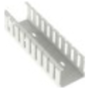 Panduit G2X2WH6 Type G Wide Slot Wiring Duct, 2 In. W X 2 In. H, White ...