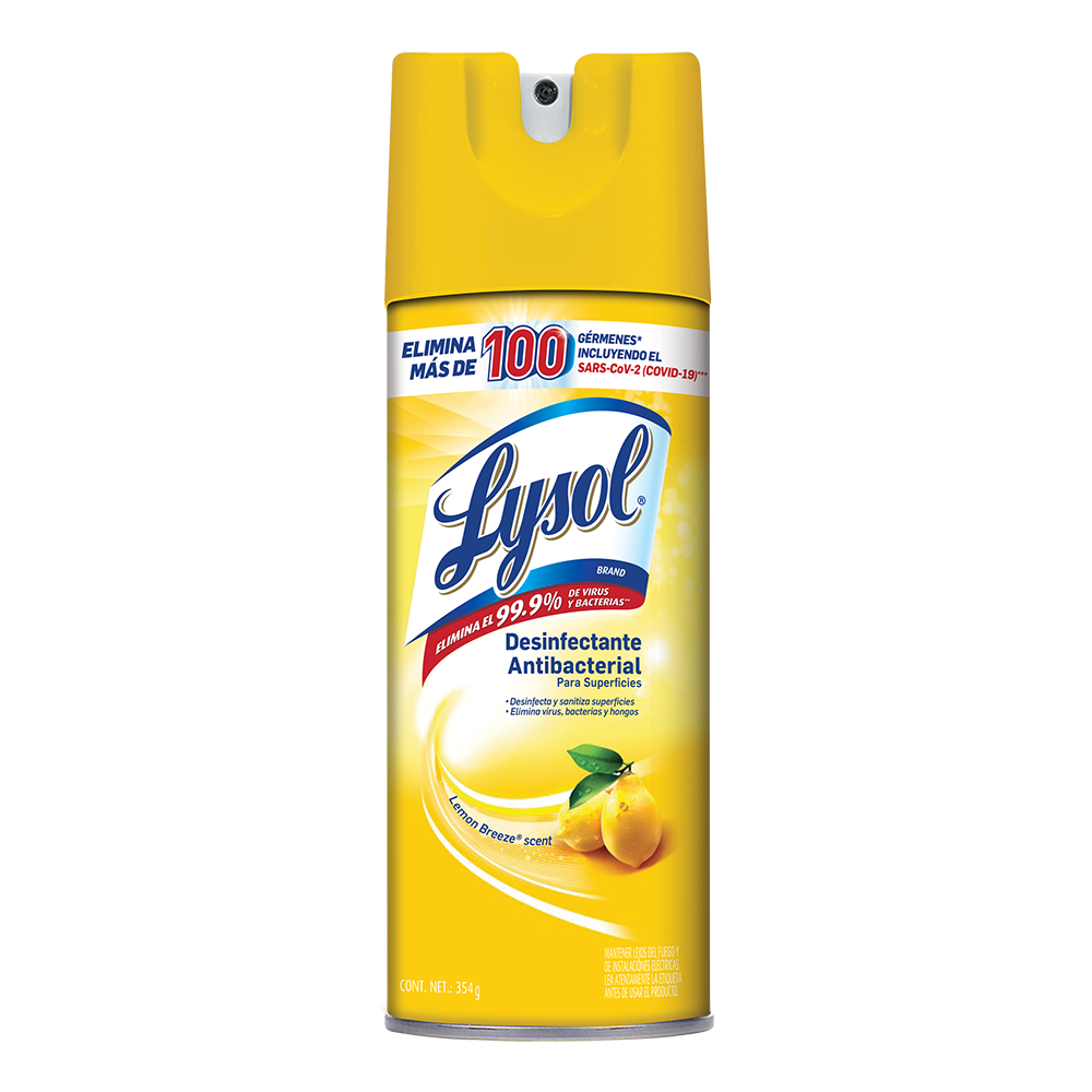 Aerosol desinfectante Lemon Breeze | Lysol México