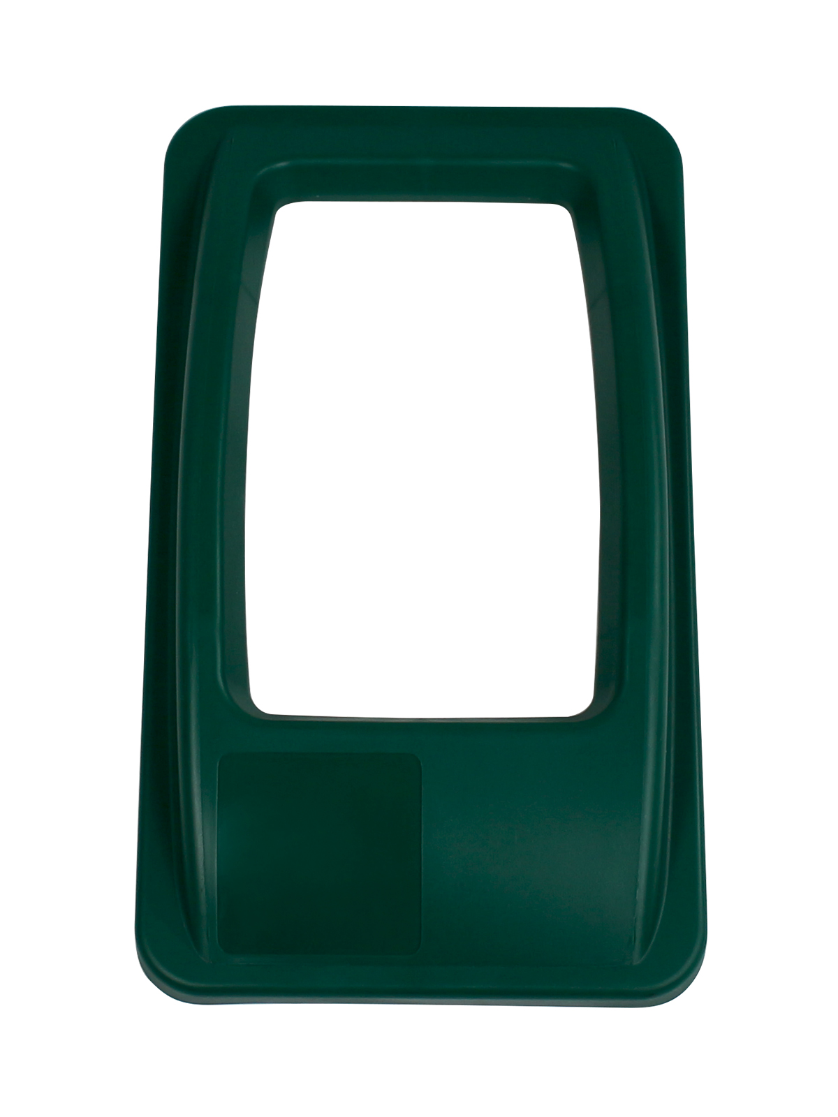 WASTE WATCHER - Single - Lid - Full - Dark Green - Busch Systems US