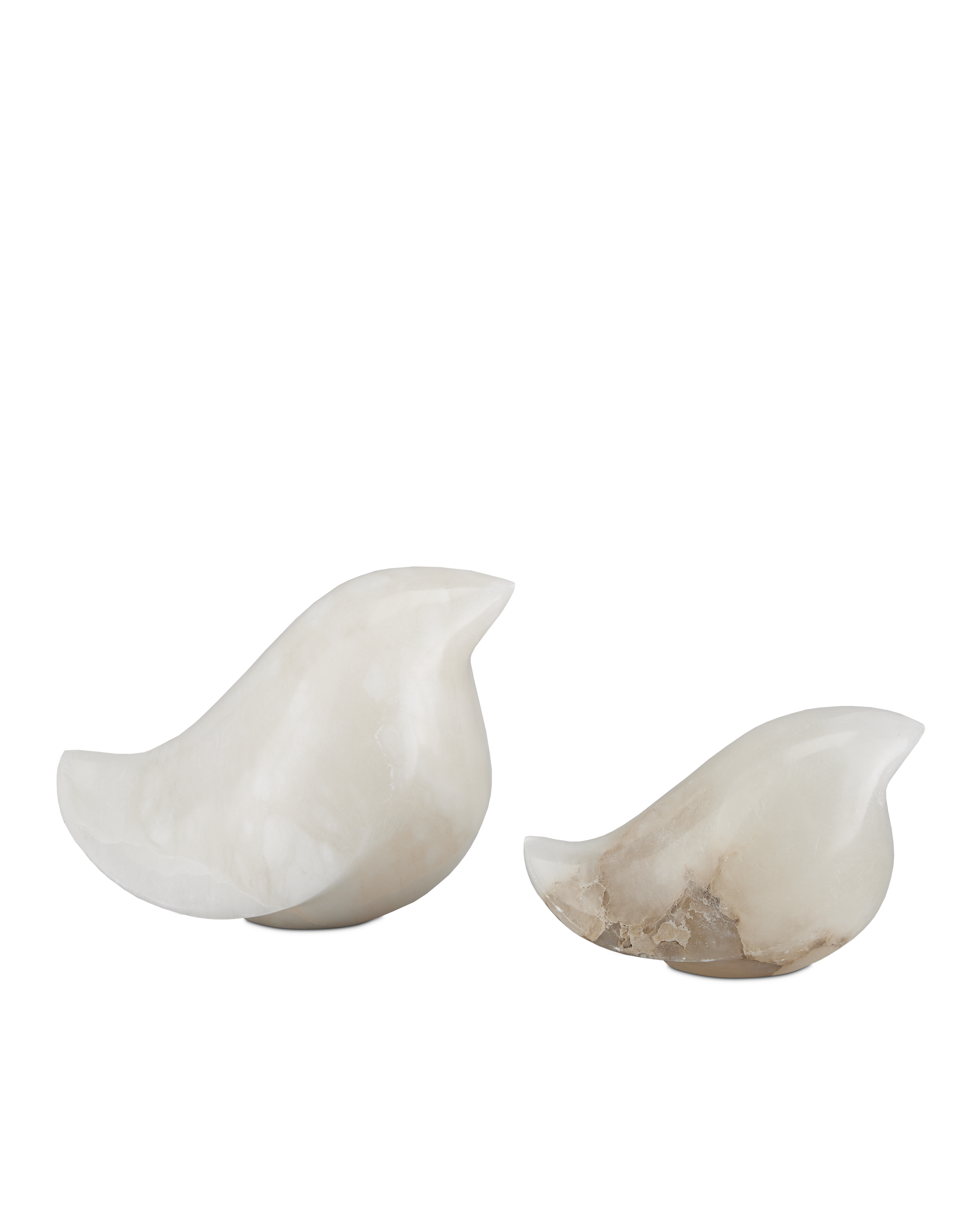 Saras Alabaster Bird Set of 2