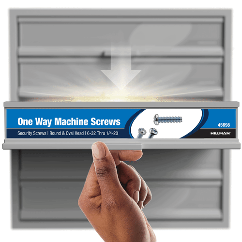 Round & Oval-Head One-Way Security Screws Assortment (#6-32 thru 1/4"-20)