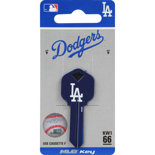 MLB LA Dodgers Key Blank Kwikset KW1/66