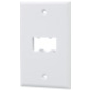 Panduit CFP2WH Mini-Com® Classic Series, 1 Gang, Vertical Faceplate, 2 ...