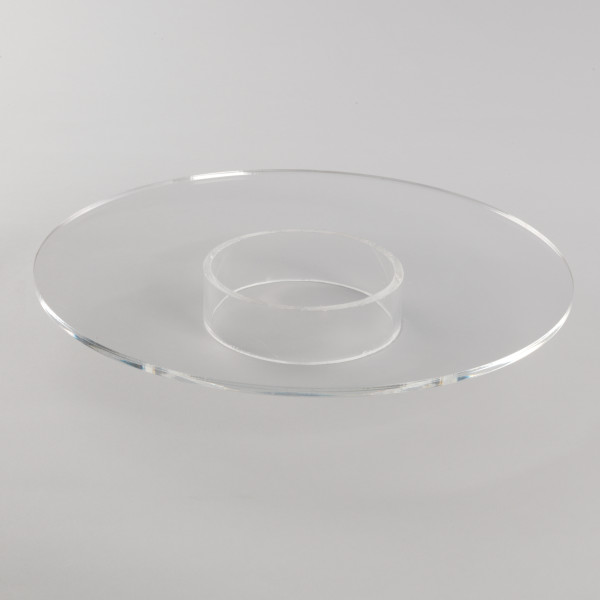 12" Round Clear | Separator Plate | DecoPac