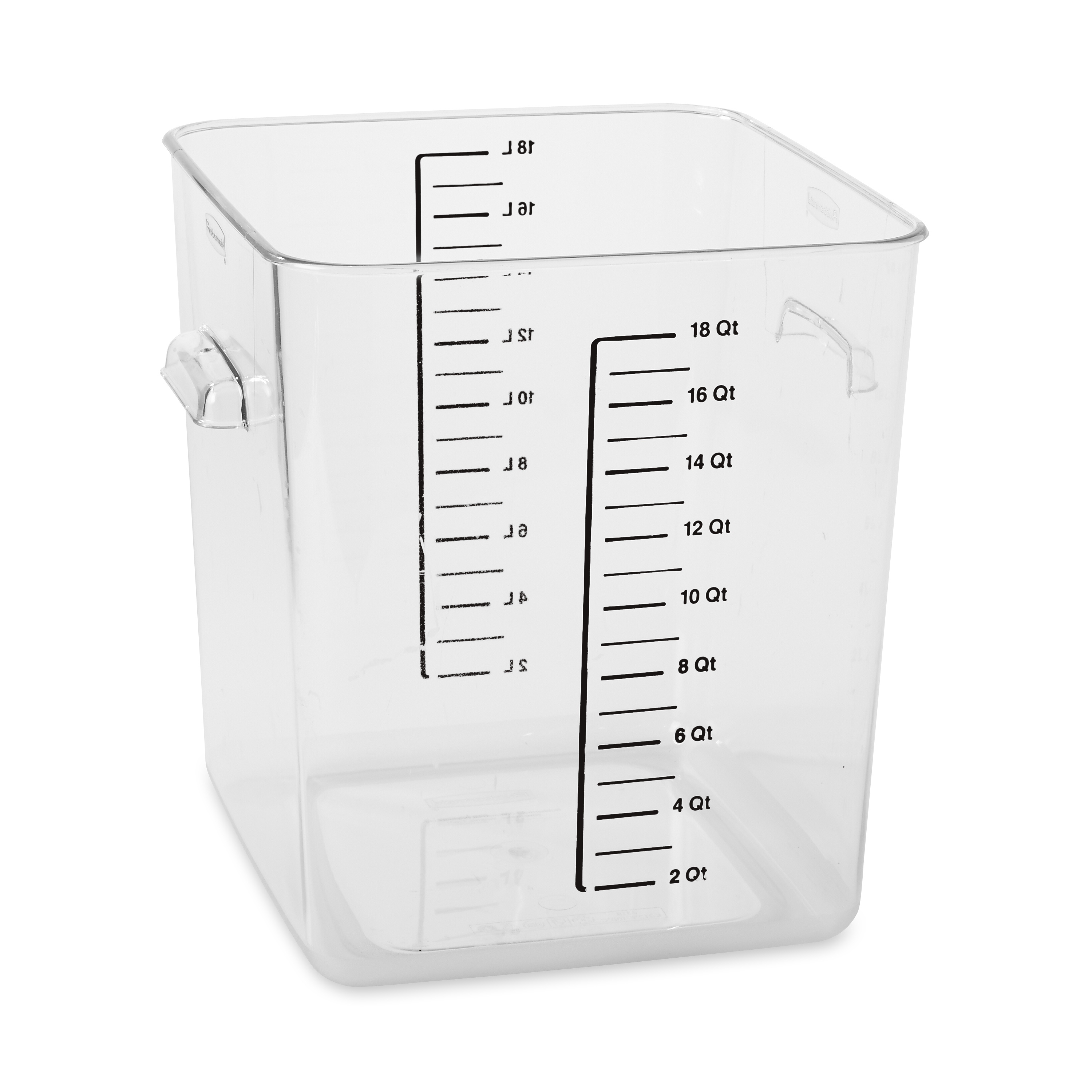 Square Storage Container 18 QT Clear - FG631800CLR