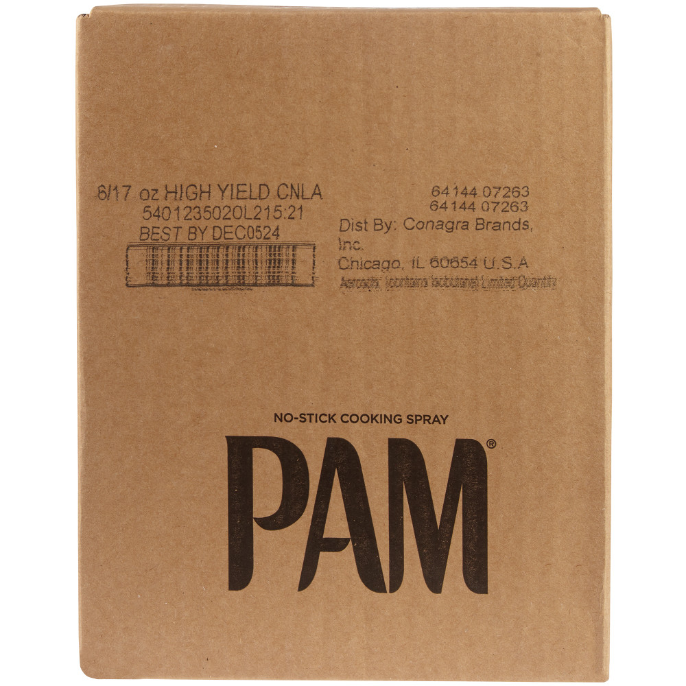 PAM® High Yield Canola Spray 6/17 oz | Conagra Foodservice