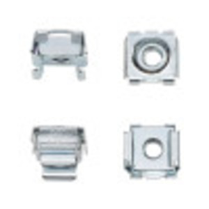 Hoffman (nVent) P1224CN250 Mounting Hardware, Cage Nut, Steel, #12-24 ...