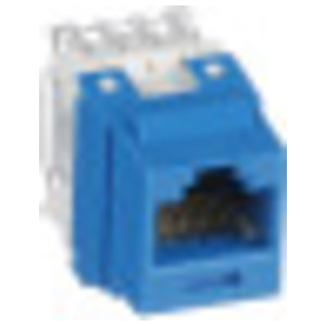 Panduit NK688MBU NetKey® Cat 6 Keystone Punchdown Jack Module, Blue ...