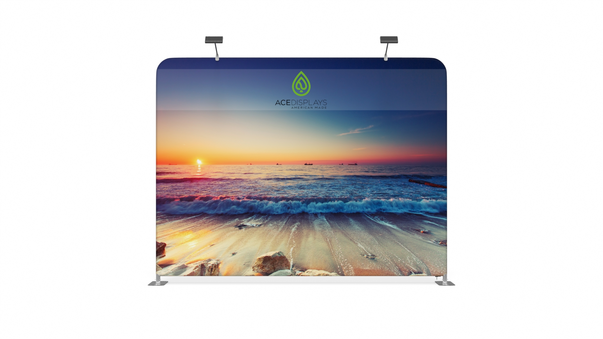 Tension Fabric Display – 10ft W x 8ft H Flat – Tru-Fit 3.0