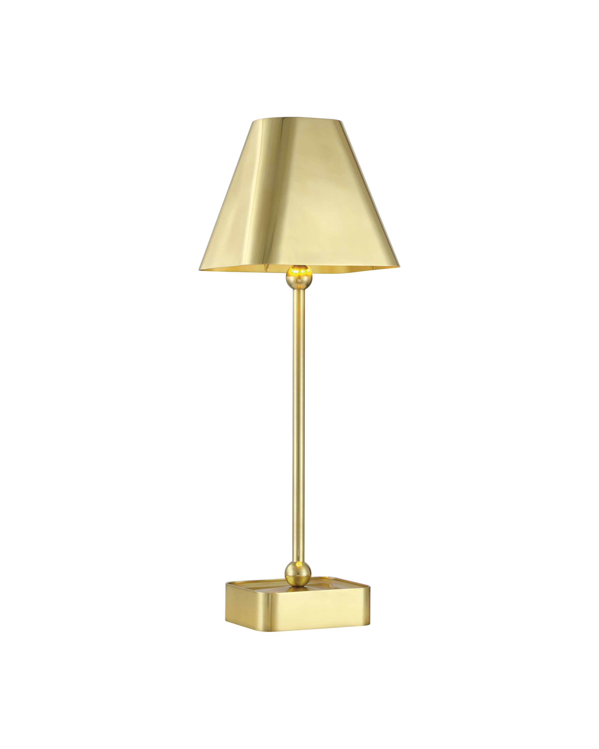 Gadabout Brass Cordless Table Lamp
