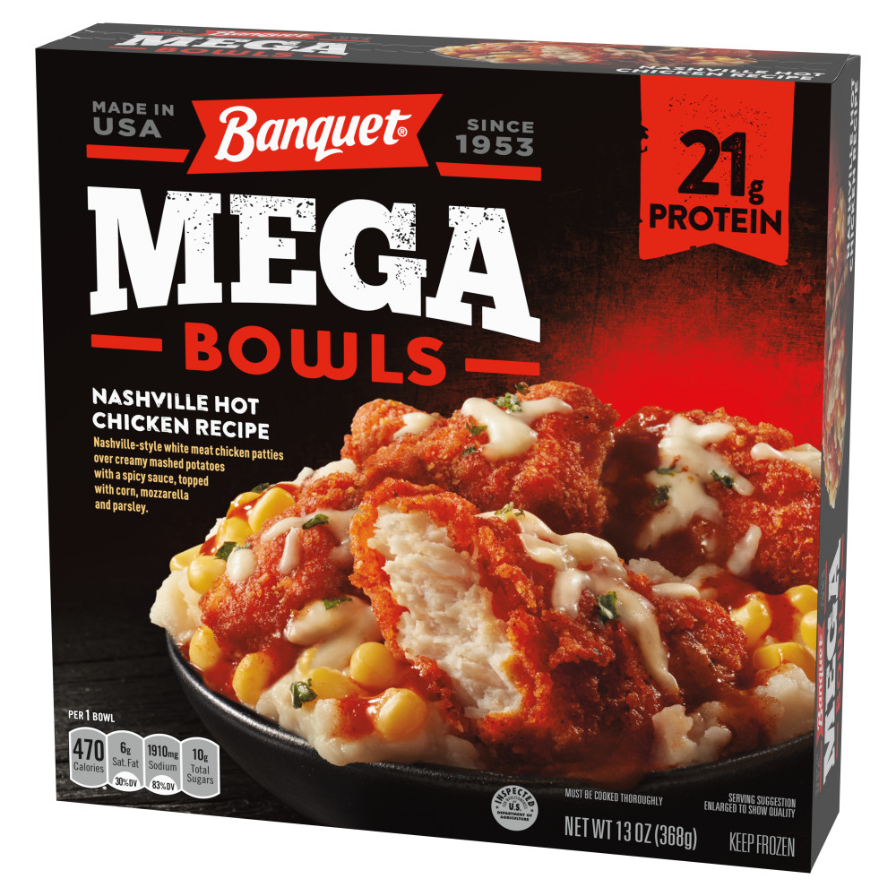 BANQUET Mega Bowls Nashville Hot Chicken Recipe | Conagra Foodservice