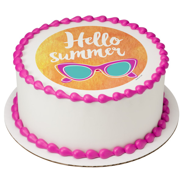 Hello Summer Photocake Image | DecoPac