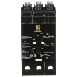 Square D (Schneider Electric) EDB36060 Mini Circuit Breaker, E-Frame ...