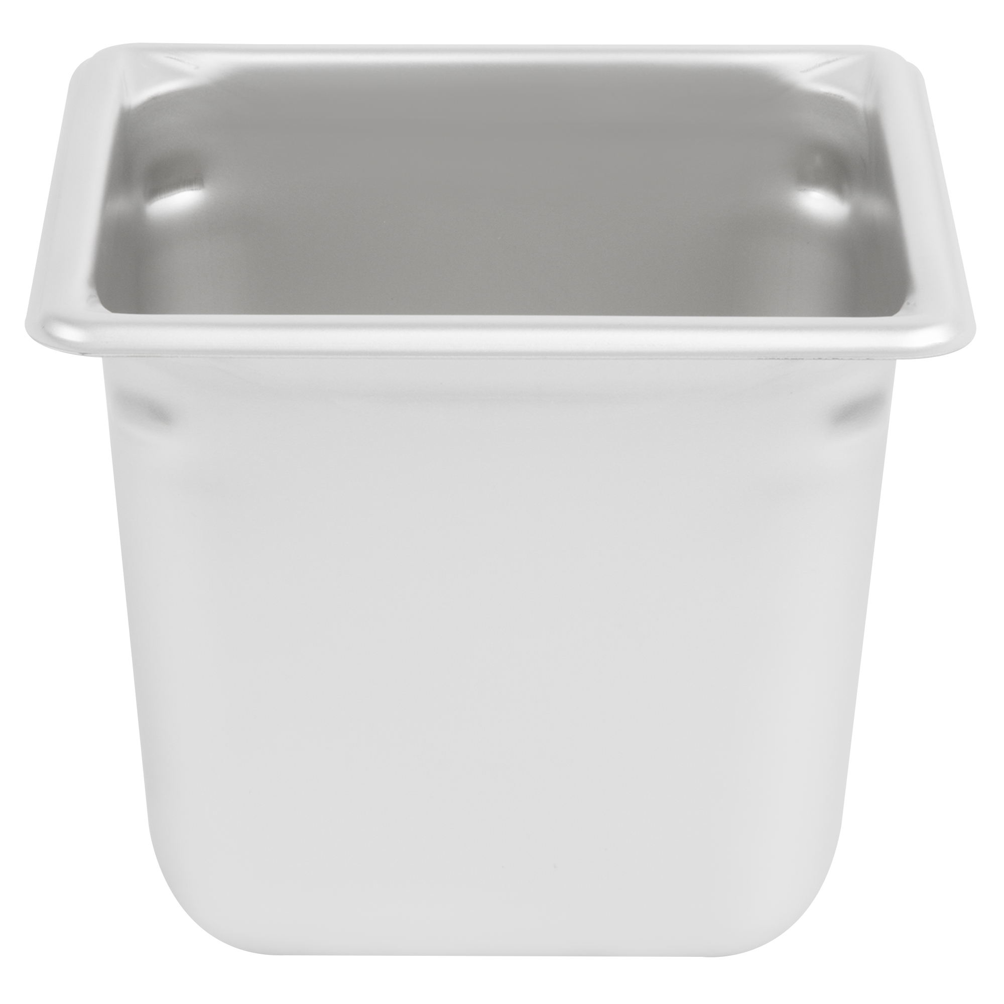 Sixth-size 6-inch-deep Super Pan V® stainless steel steam table pan ...