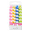Assorted Colors | Smooth & Spiral Candles | DecoPac