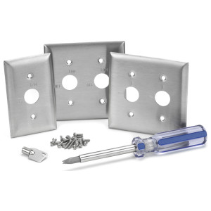 Hubbell Wiring Device - Kellems SS22RKLM Wall Plates And Boxes ...