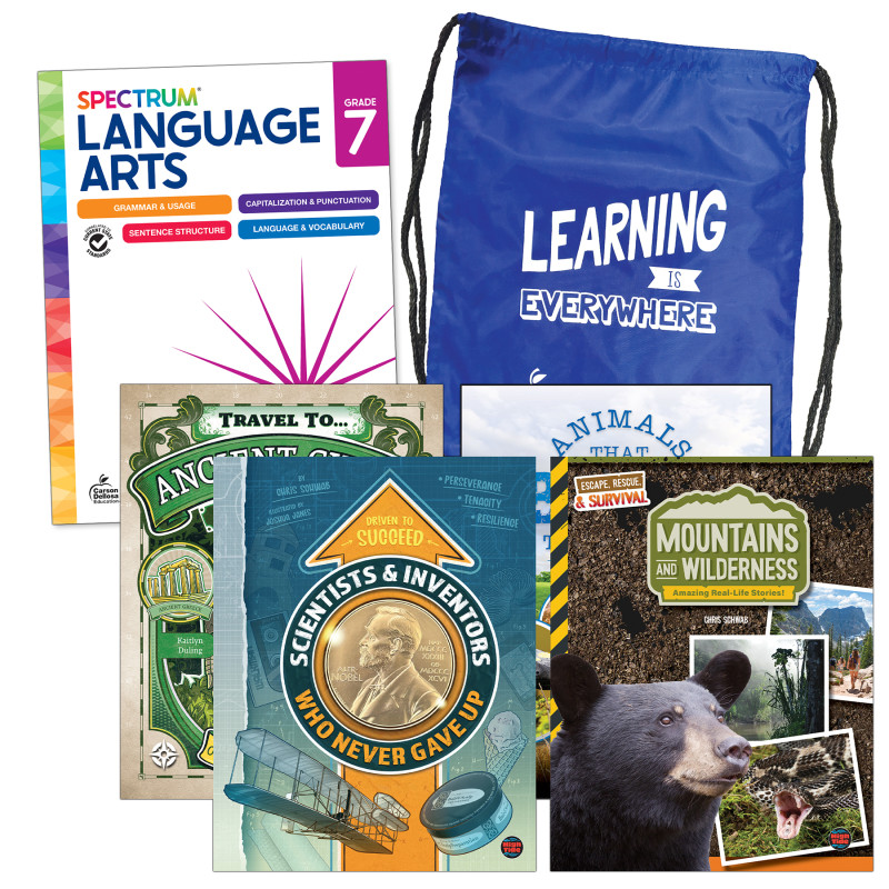 Spectrum® Language and Literacy Backpack, Grade 7 - Knowledge Tree